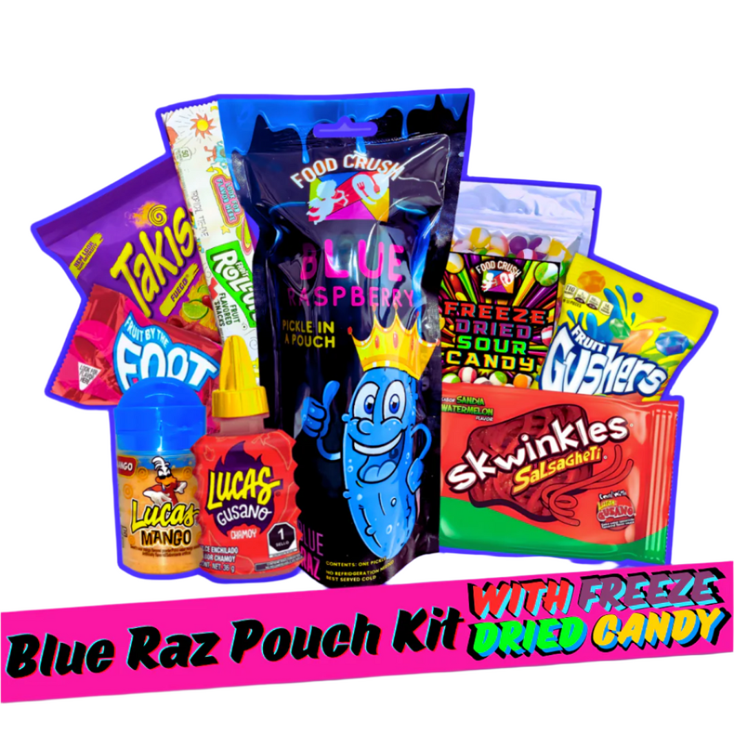 Blue Raspberry Pickle Kit and chamoy pickle kits from by Food Crush ...